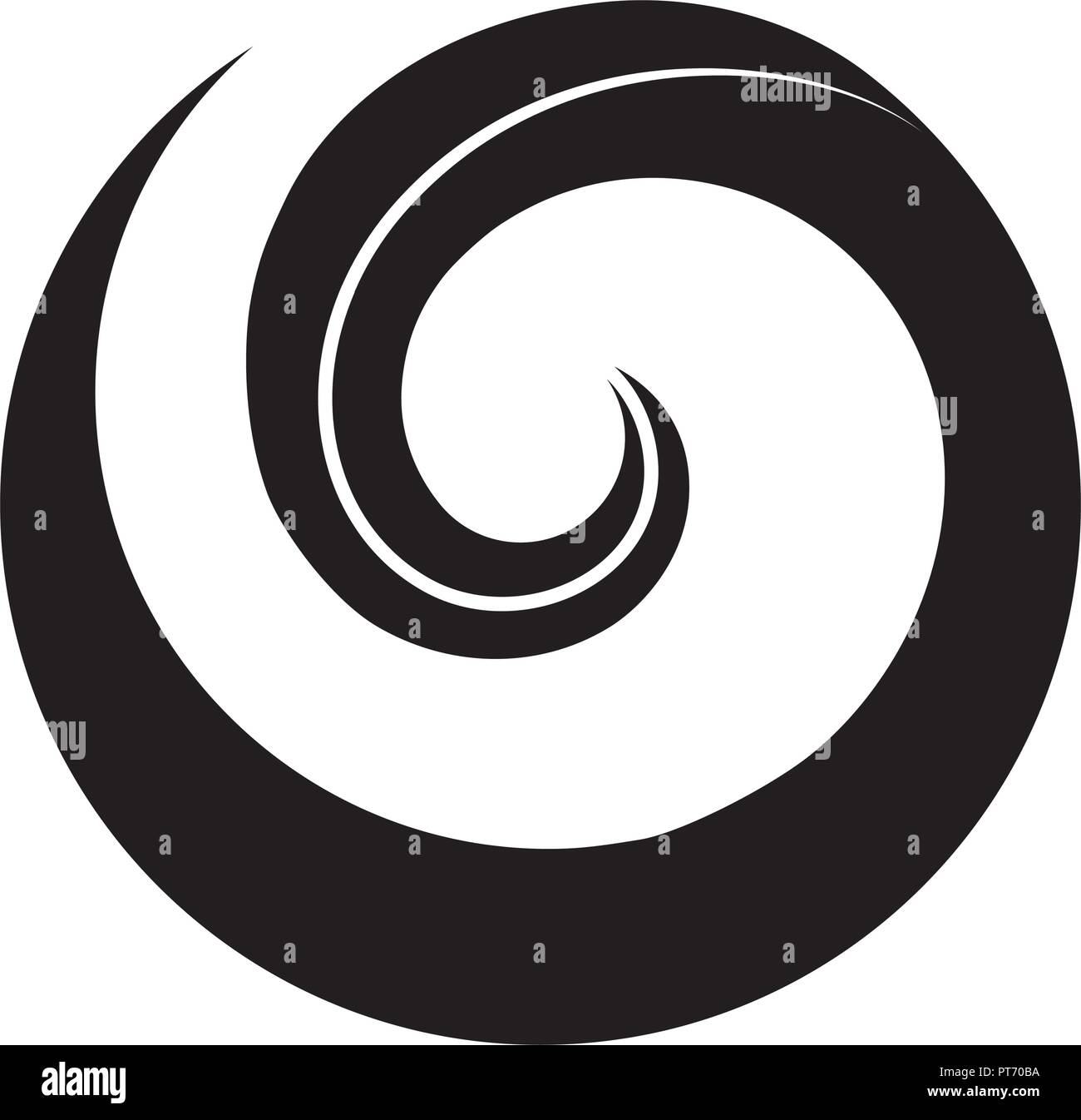 Koru. Maori symbol is a spiral shape based on silver fern frond Stock Vector Image & Art - Alamy