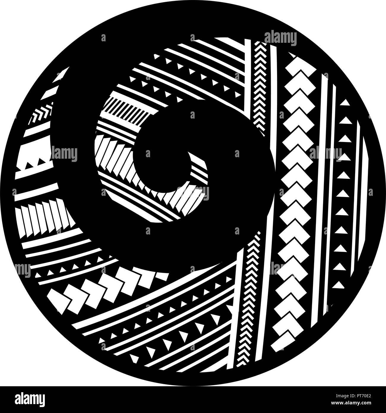 Koru. Maori symbol is a spiral shape based on silver fern frond Stock Vector Image & Art - Alamy