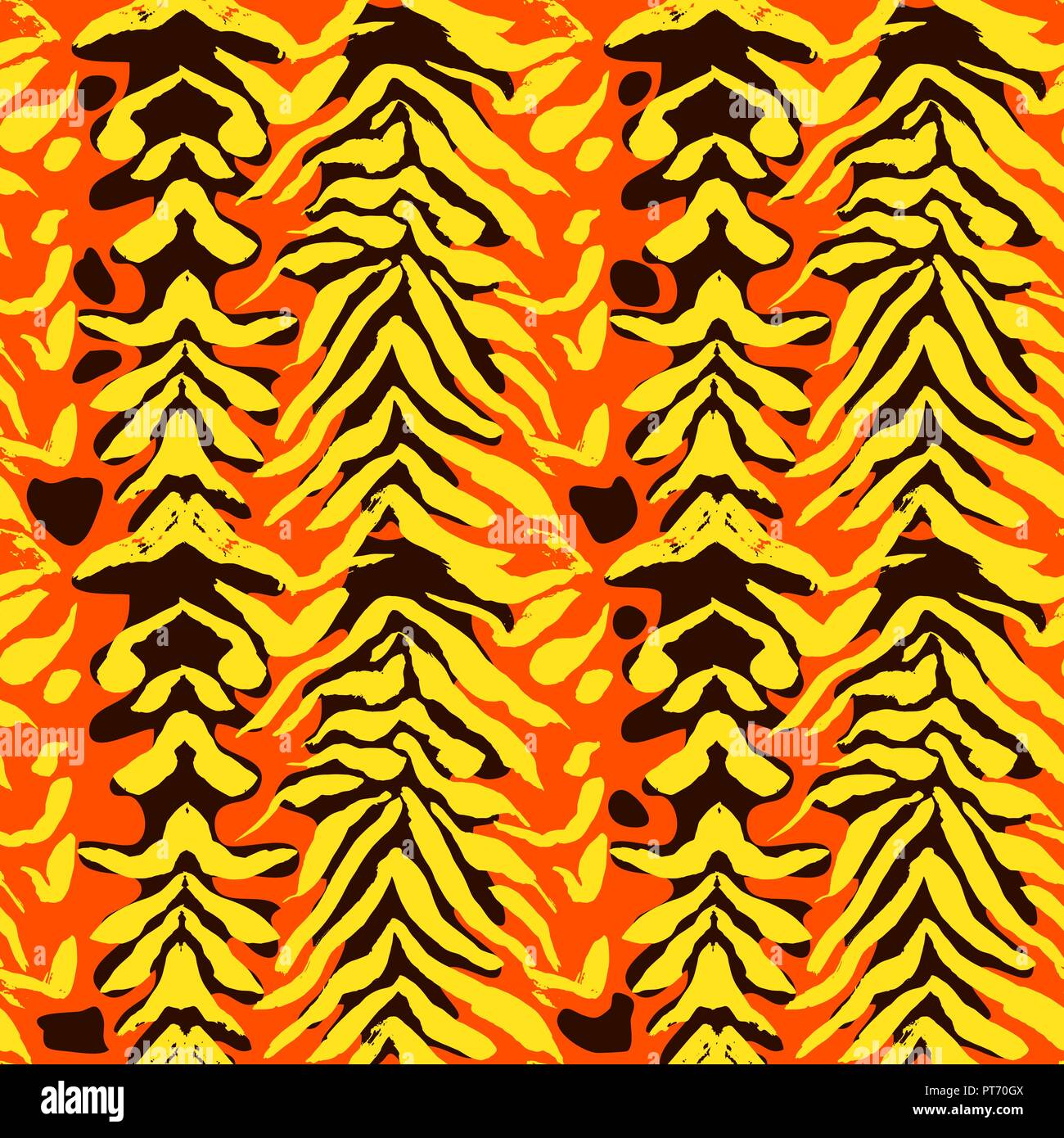 Tiger paint Stock Vector Images - Alamy