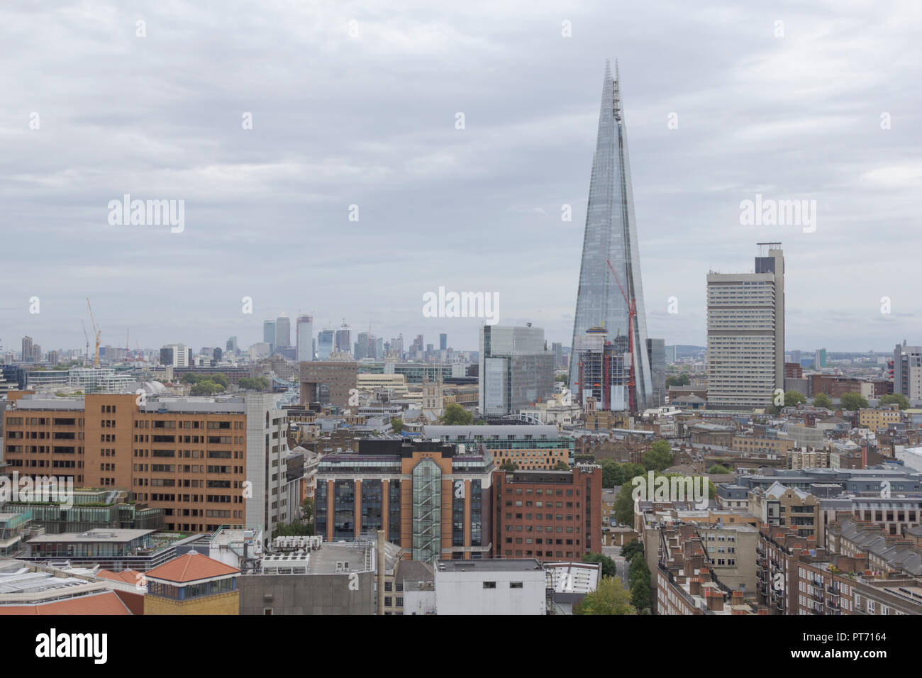 Finance and modern transportation in high rise building hi-res stock ...
