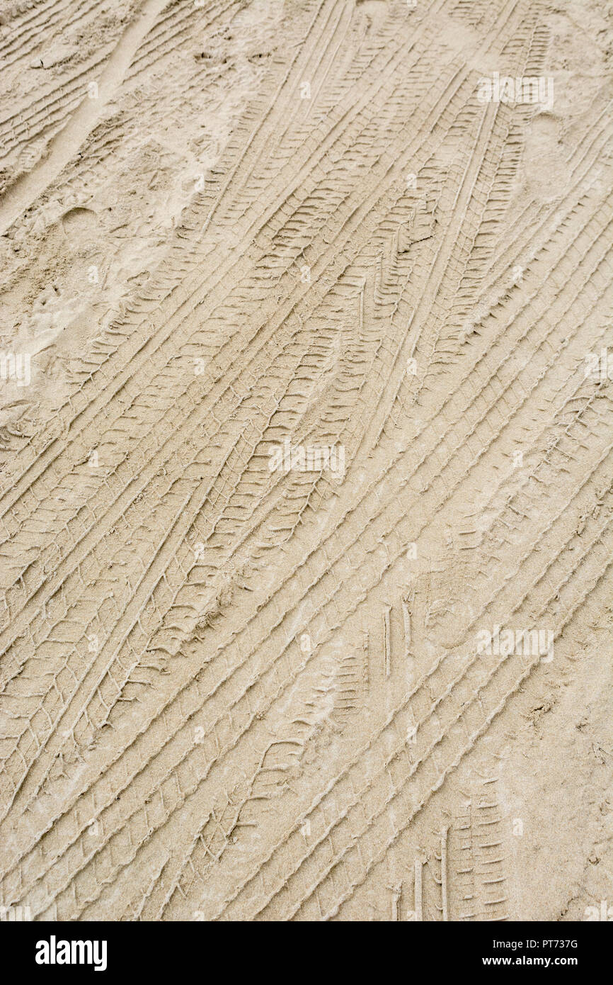Wet Beach Tyre Marks High Resolution Stock Photography and Images - Alamy