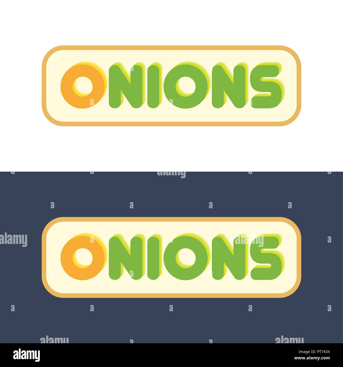 Onion label Stock Vector Images - Alamy