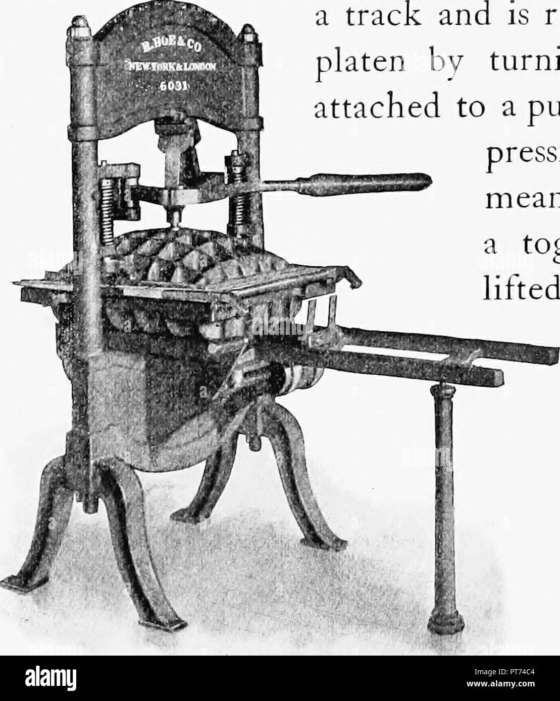 "A short history of the printing press and of the improvements in ...