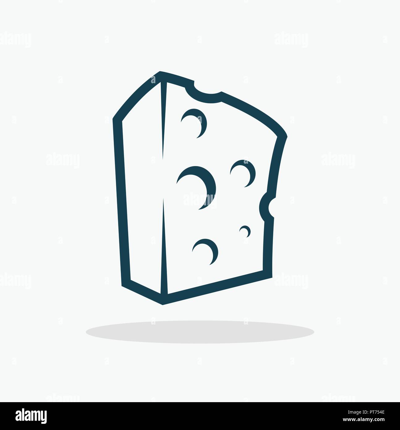 Block of Cheese Stock Vector Image & Art - Alamy