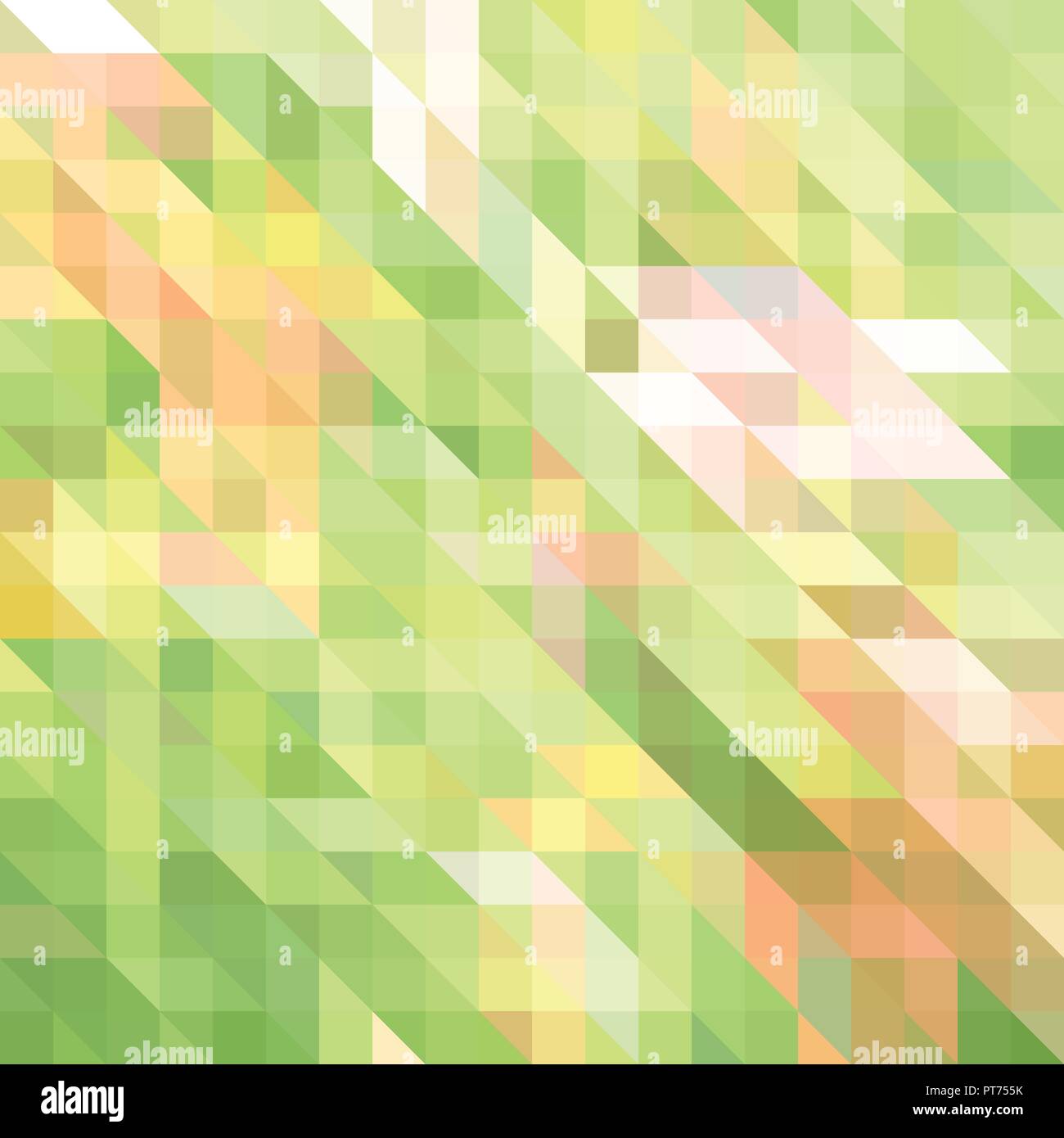 Vector Mosaic Texture Pattern in Colors of Spring Stock Vector Image ...