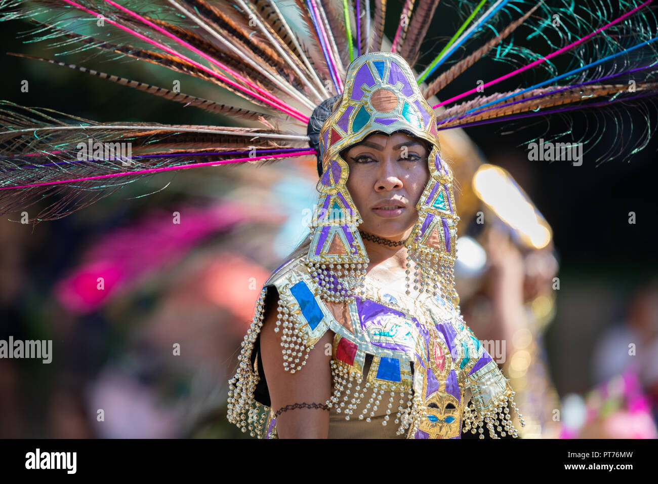 Aztec dancers hi-res stock photography and images - Alamy
