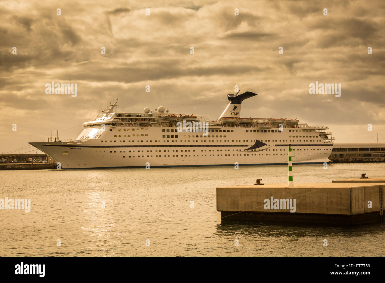 MV Magellan docked in Funchal, Madeira Stock Photo - Alamy