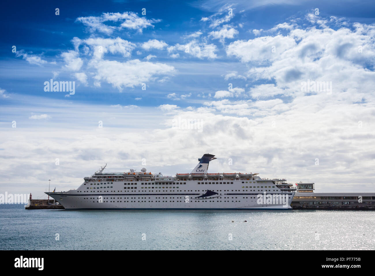 MV Magellan docked in Funchal, Madeira Stock Photo - Alamy