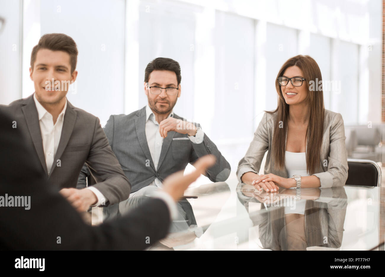 Female executive explaining business plans hi-res stock photography and ...