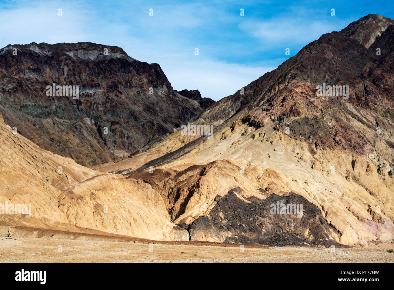 The geology of Death Valley National Park, California Stock Photo - Alamy