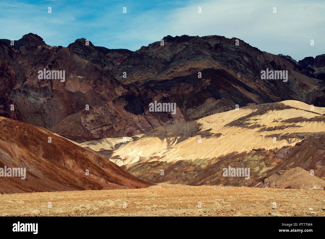 The geology of Death Valley National Park, California Stock Photo - Alamy