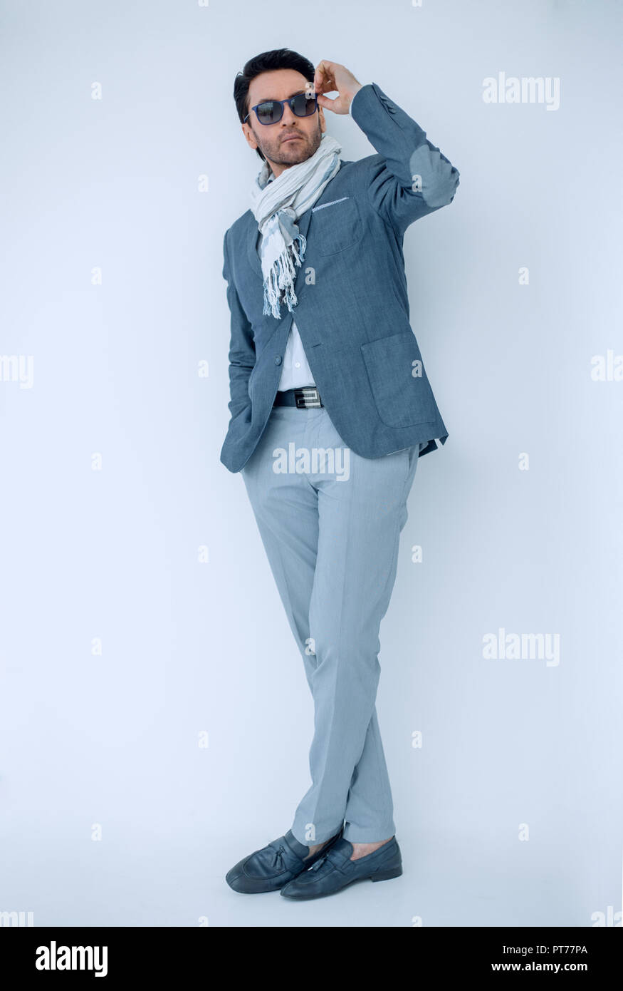 portrait of stylish modern man Stock Photo - Alamy