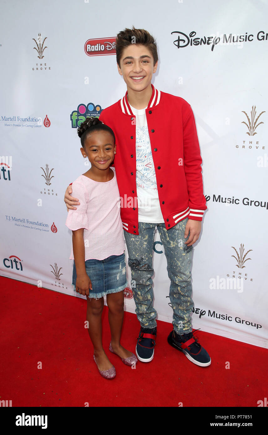 Los Angeles, Ca, USA. 6th Oct, 2018. Asher Angel, Faithe Herman, at the ...