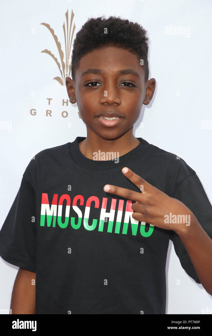 Los Angeles, Ca, USA. 6th Oct, 2018. Christian Isaiah, at the T.J ...
