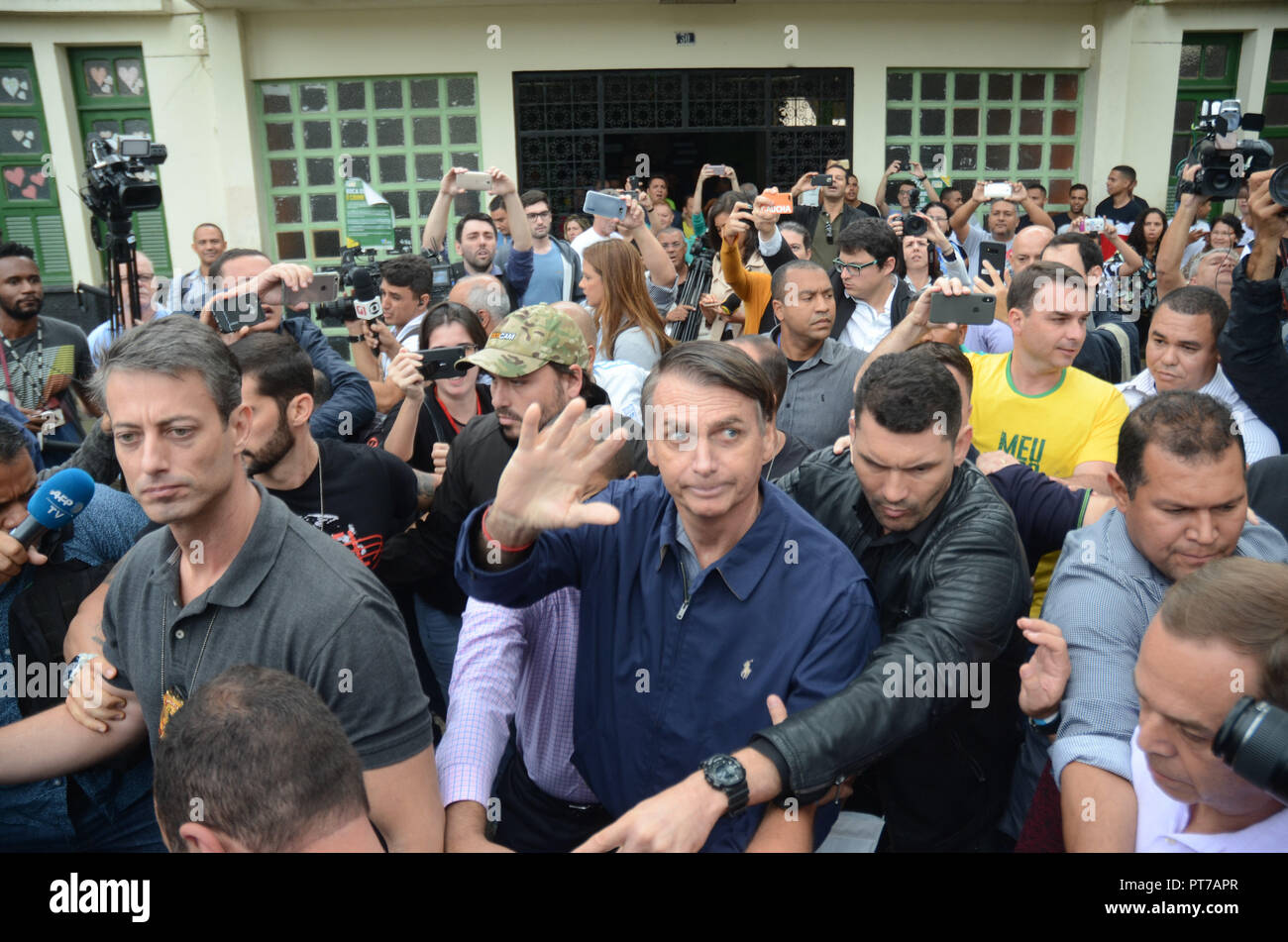 RIO DE JANEIRO, RJ - 07.10.2018: ELECTIONS 2018 RJ - Jair Bolsonaro ...