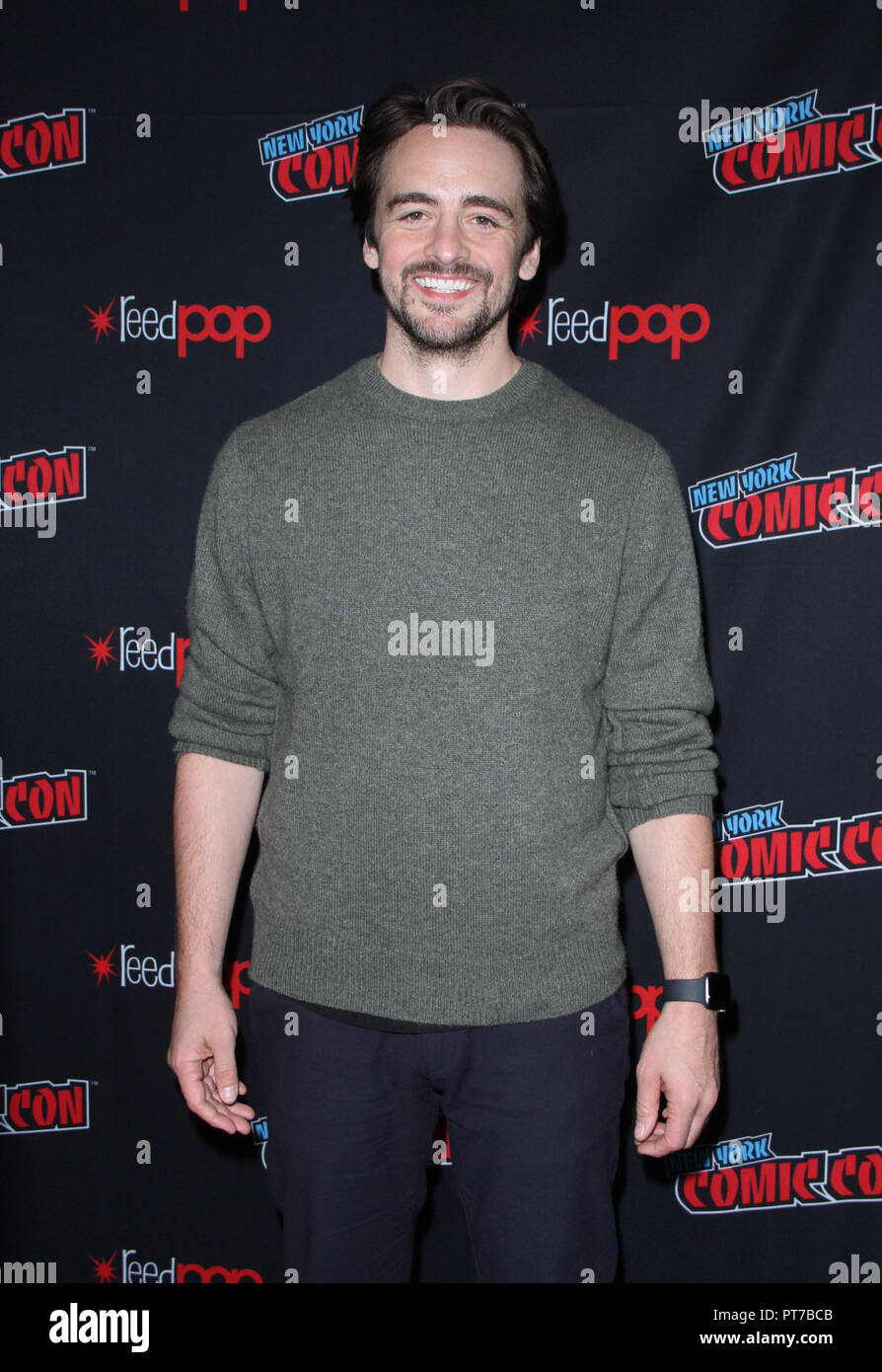 New York, NY, USA. 6th Oct, 2018. Vincent Piazza at New York Comic Con ...