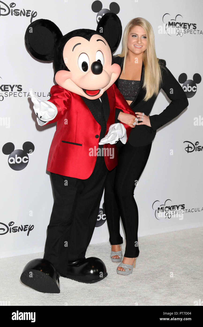 Los Angeles, Ca, USA. 6th Oct, 2018. Mickey Mouse, Meghan Trainor at ...