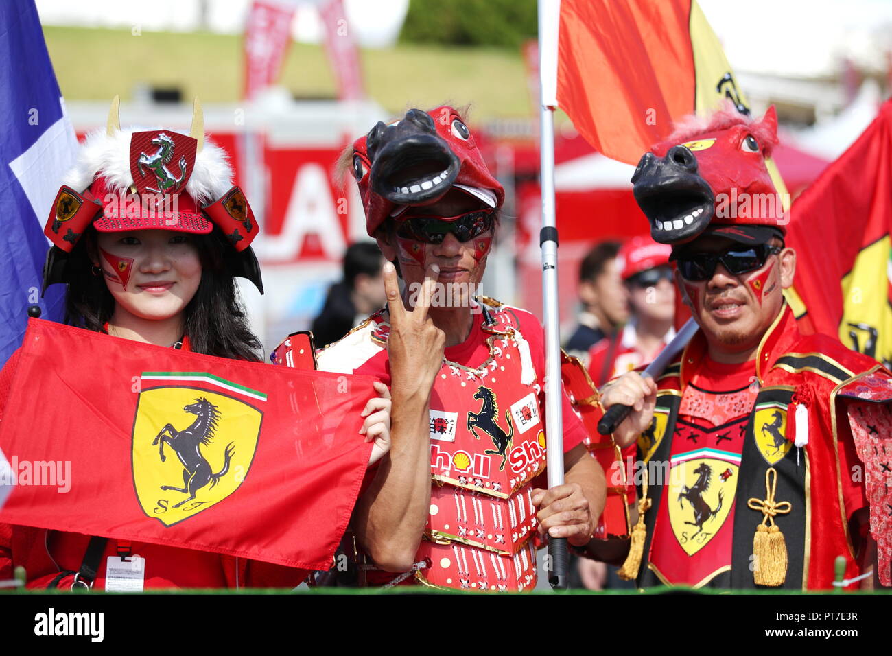Suzuka, Japan. 7th Oct, 2018. fans F1 : Japanese Formula One Grand Prix ...