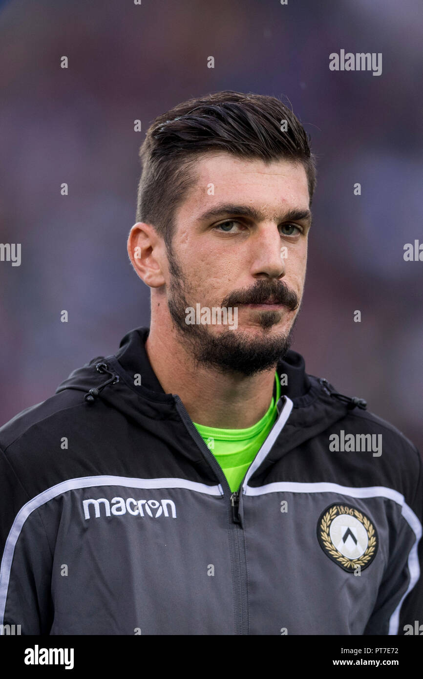 Udine, Italy. 6th Oct 2018. Simone Scuffet (Udinese) during the Italian ...