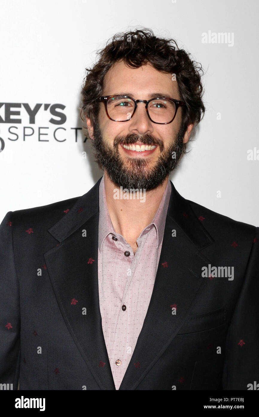 Los Angeles, Ca, USA. 6th Oct, 2018. Josh Groban at the Mickey's 90th ...