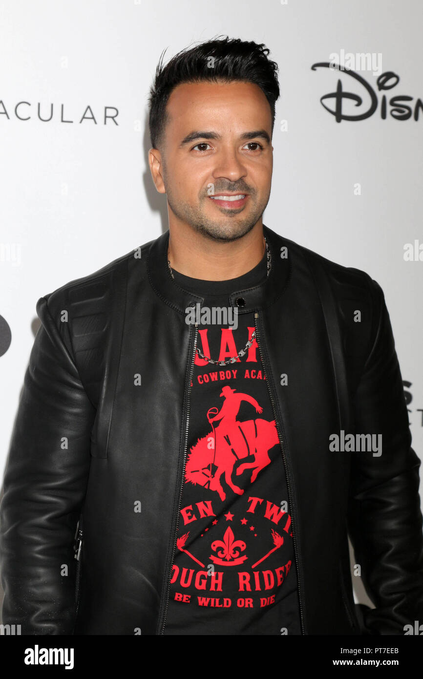 Los Angeles, Ca, USA. 6th Oct, 2018. Luis Fonsi at the Mickey's 90th ...
