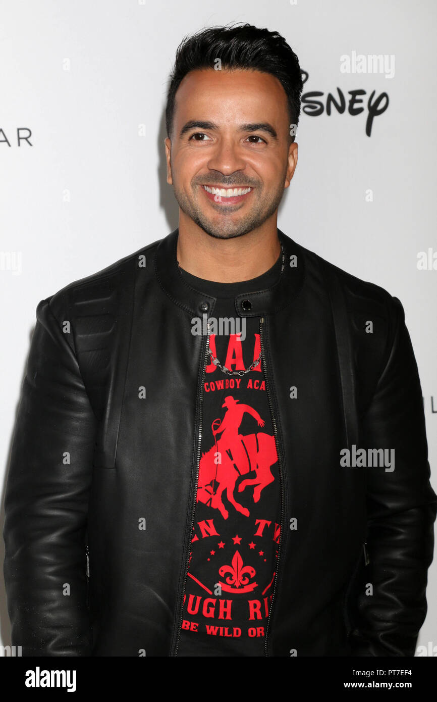 Los Angeles, Ca, USA. 6th Oct, 2018. Luis Fonsi at the Mickey's 90th ...