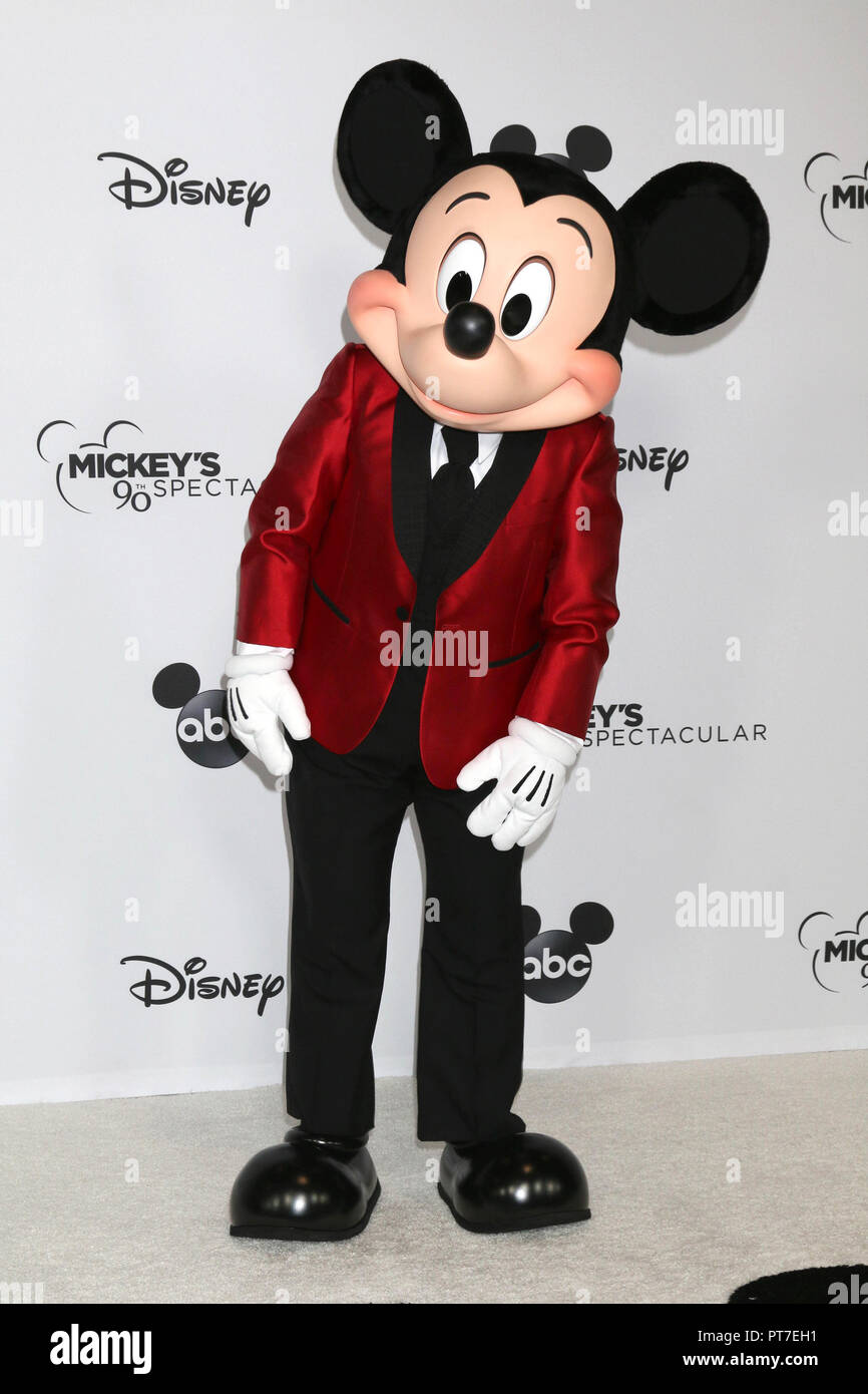 Los Angeles, Ca, USA. 6th Oct, 2018. Mickey Mouse at the Mickey's 90th ...
