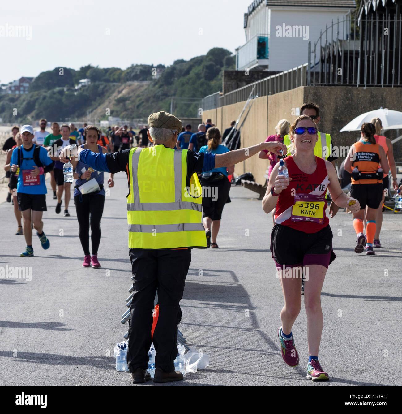 Runners drink station hi-res stock photography and images - Alamy