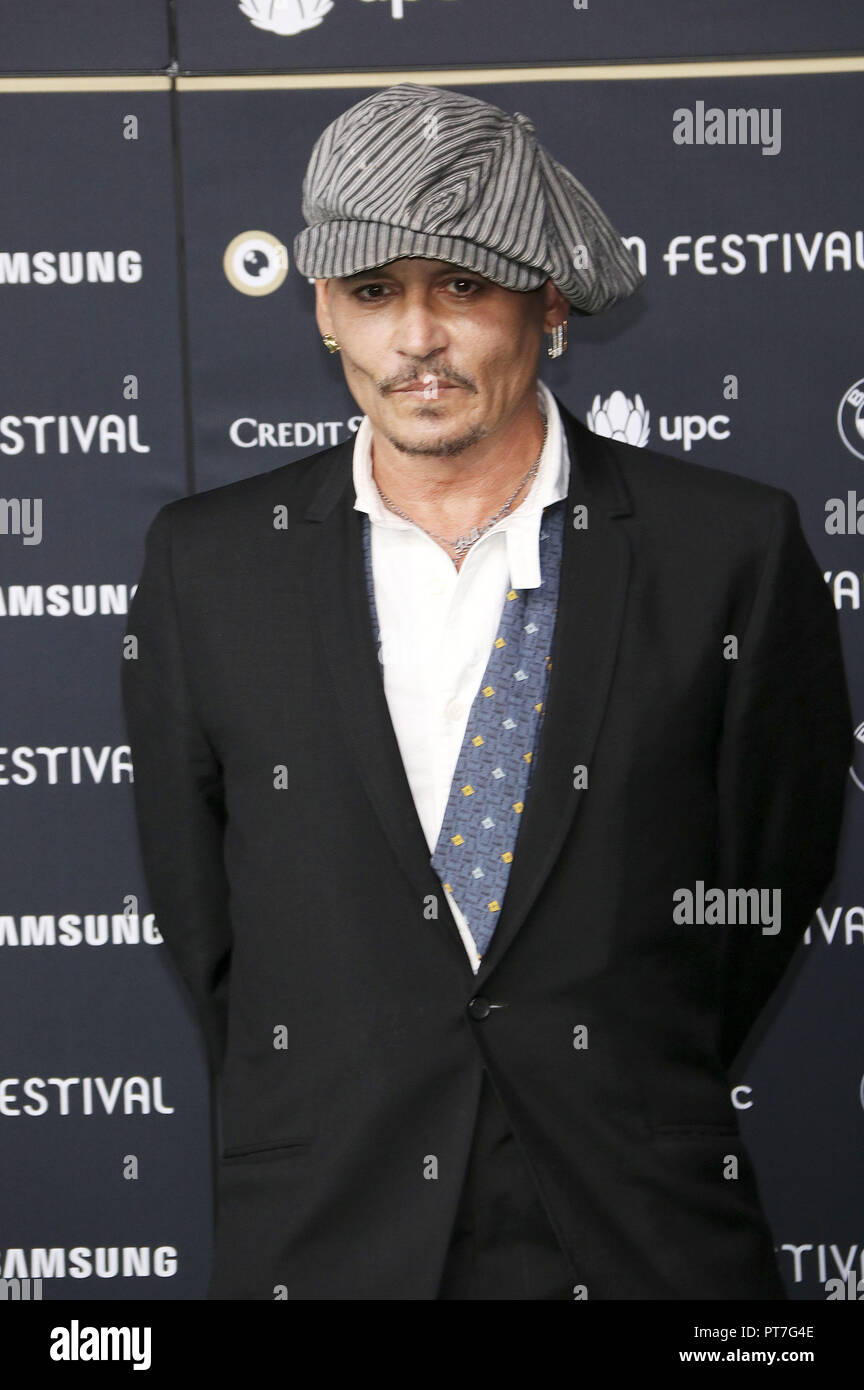 Johnny Depp attending the 'Richard Says Goodbye' premiere during the ...