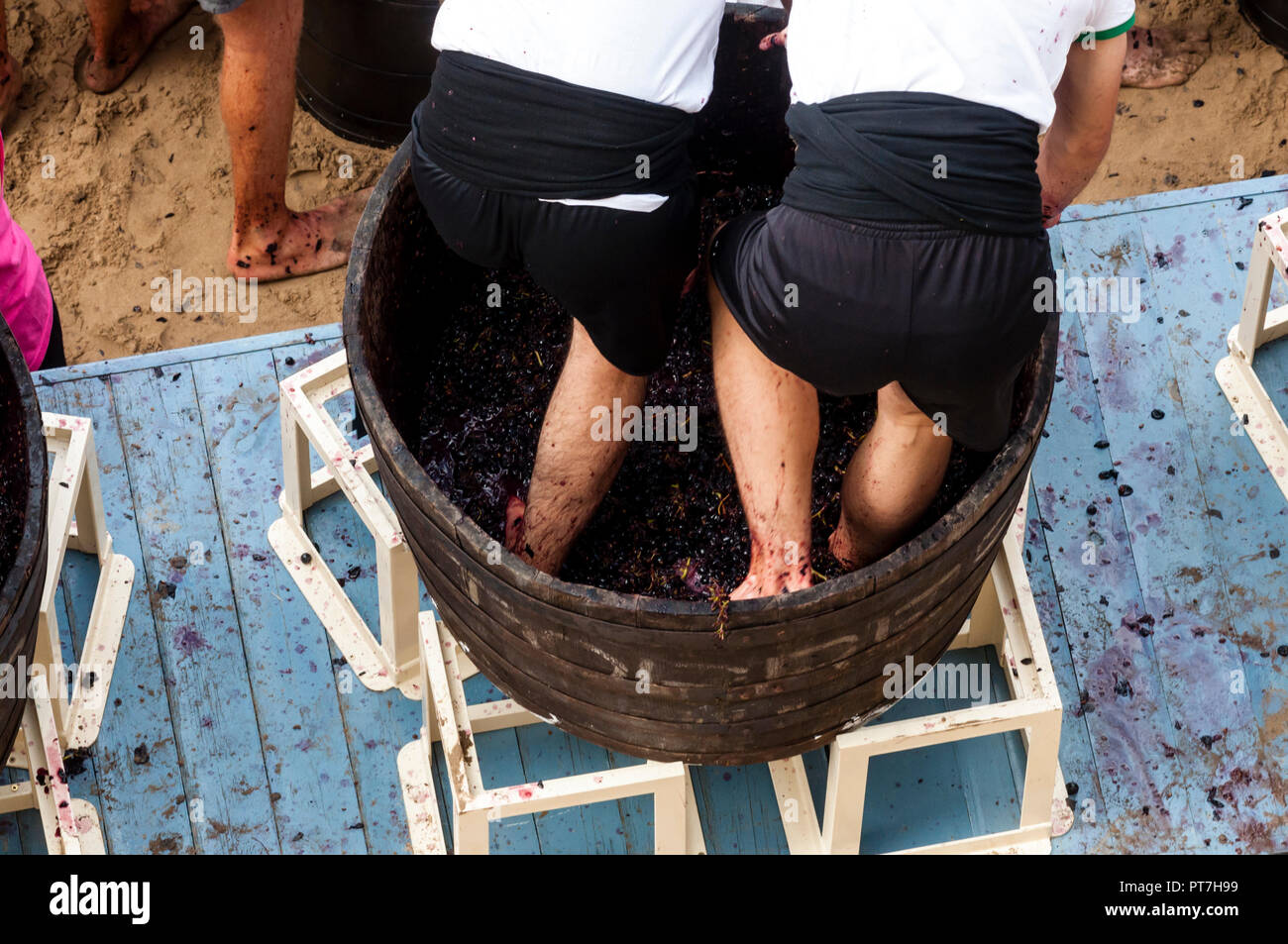 Treading Grapes Stock Photos & Treading Grapes Stock Images - Alamy