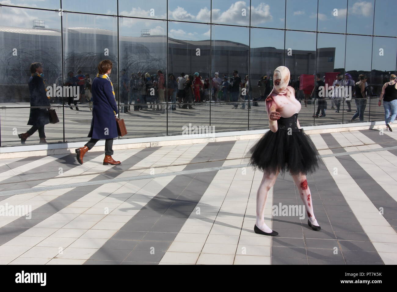 Rome, Italy. 7th Oct 2018. The Romics cosplay festival in Rome Italy ...