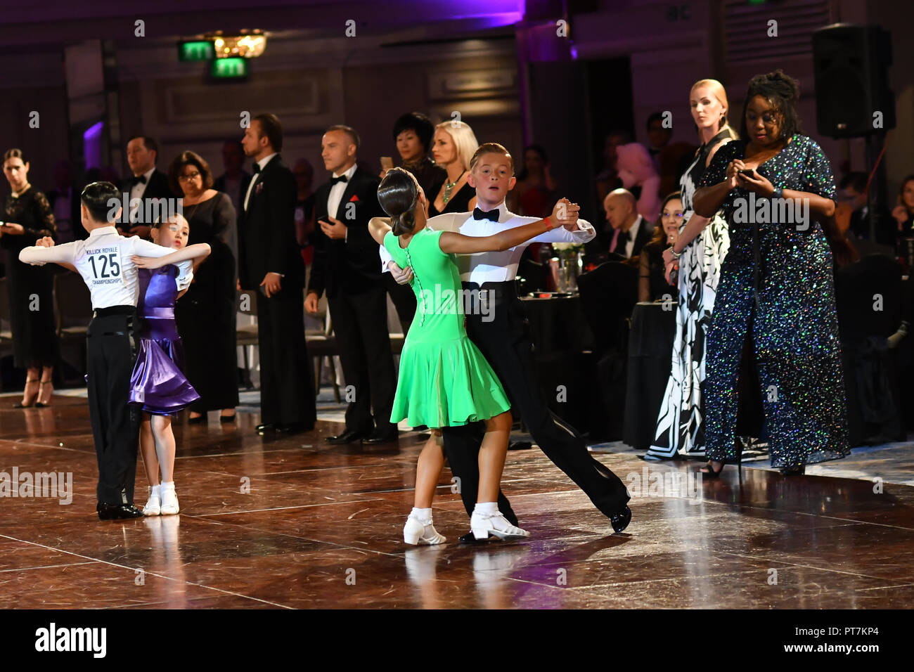 London, UK. 7th Oct 2018. Nathan Storey of Strictly School Dancing Ltd ...