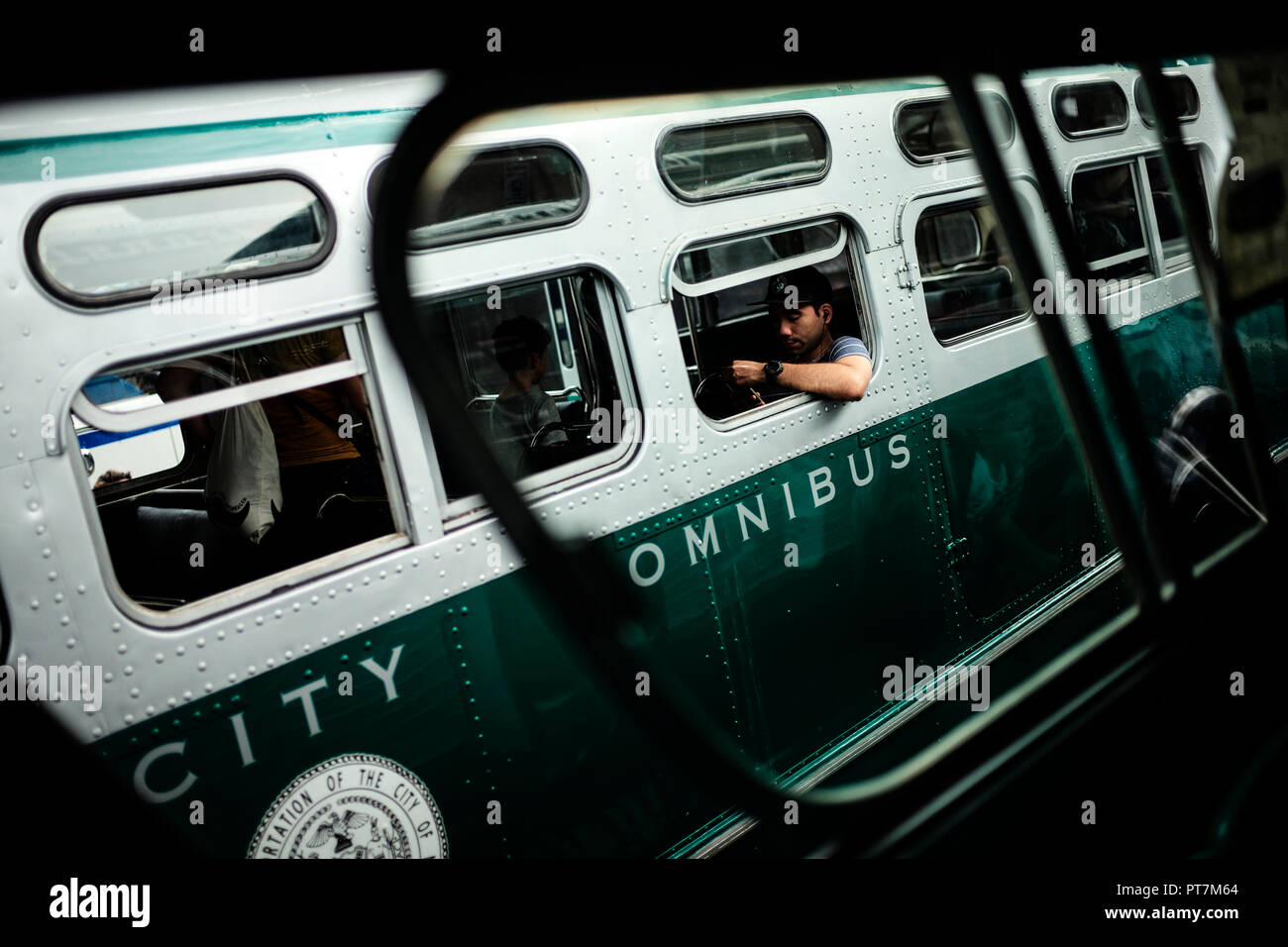 Inside bus usa 1930 hi-res stock photography and images - Alamy