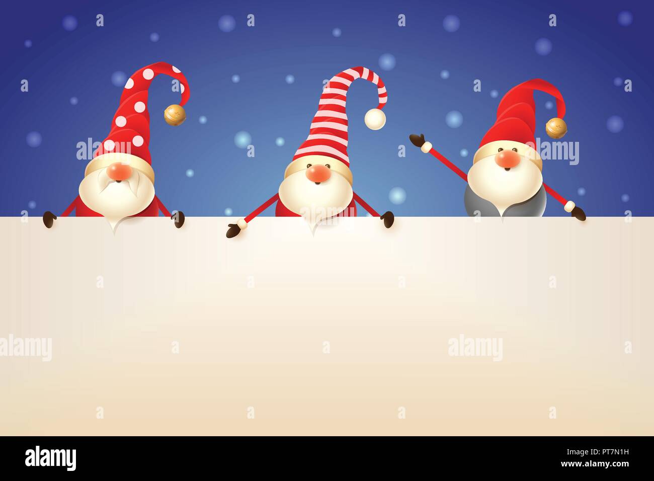 Merry christmas card three Stock Vector Images - Alamy