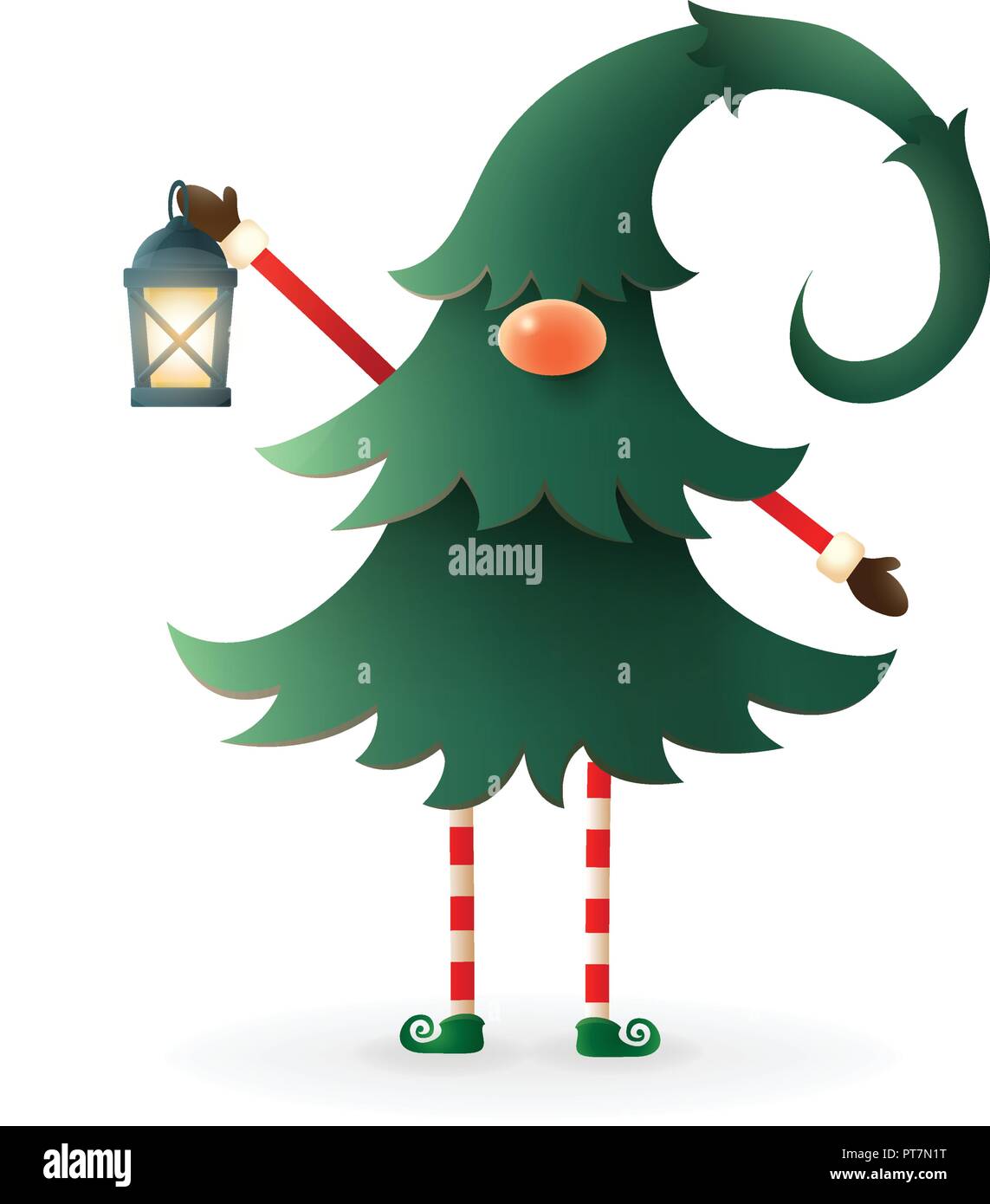 Red light lantern in Stock Vector Images - Alamy