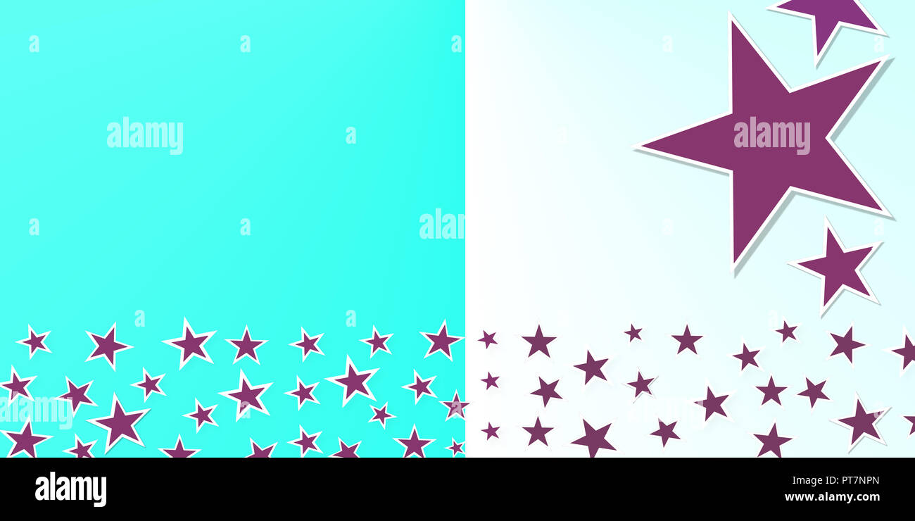 stars on a colored surface - geometric shapes backdrops Stock Photo - Alamy