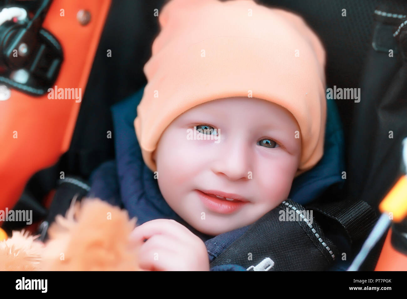 Beautiful girl in the autumn park Stock Photo - Alamy