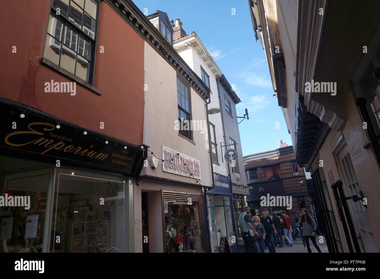 Norwich lanes hi-res stock photography and images - Alamy