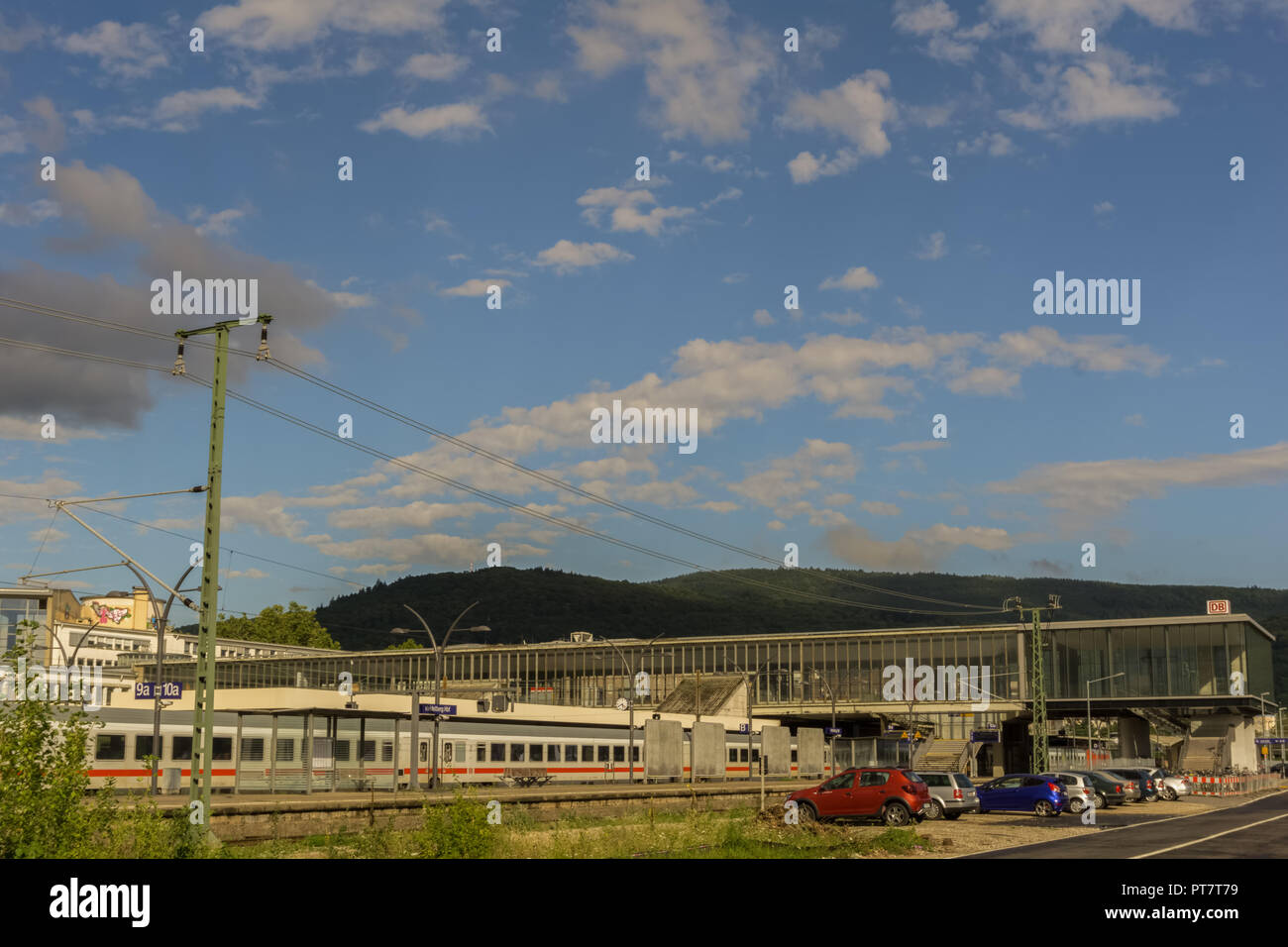 HEIDELBERG,GERMANY - AUGUST 05,2017: Main station This is a part of the ...