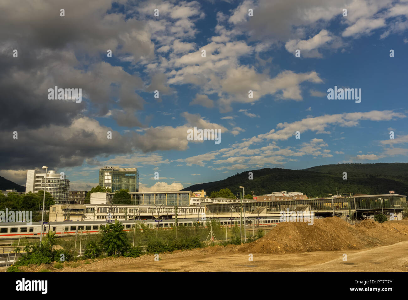 HEIDELBERG,GERMANY - AUGUST 05,2017: Main station This is a part of the ...