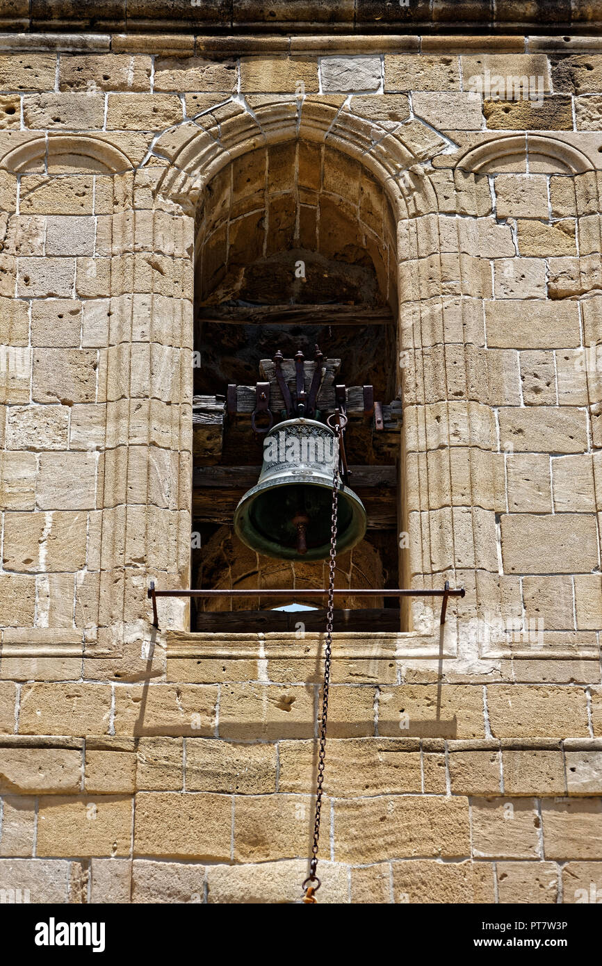 An old tower bell in Nicosia, Cyprus Stock Photo - Alamy