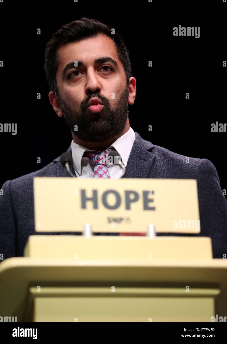Cabinet Secretary for Justice Humza Yousaf during the SNP autumn ...