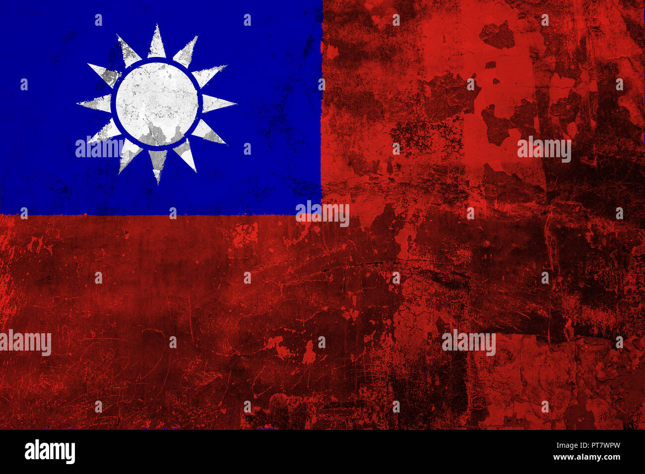 Old Taiwan Flag High Resolution Stock Photography and Images - Alamy