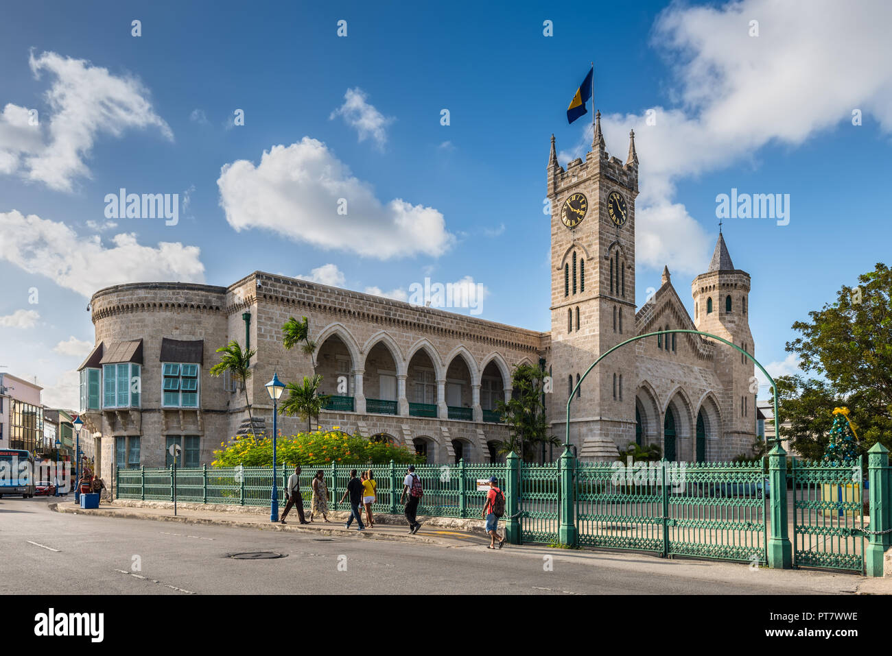 Barbados flag clock hi-res stock photography and images - Alamy