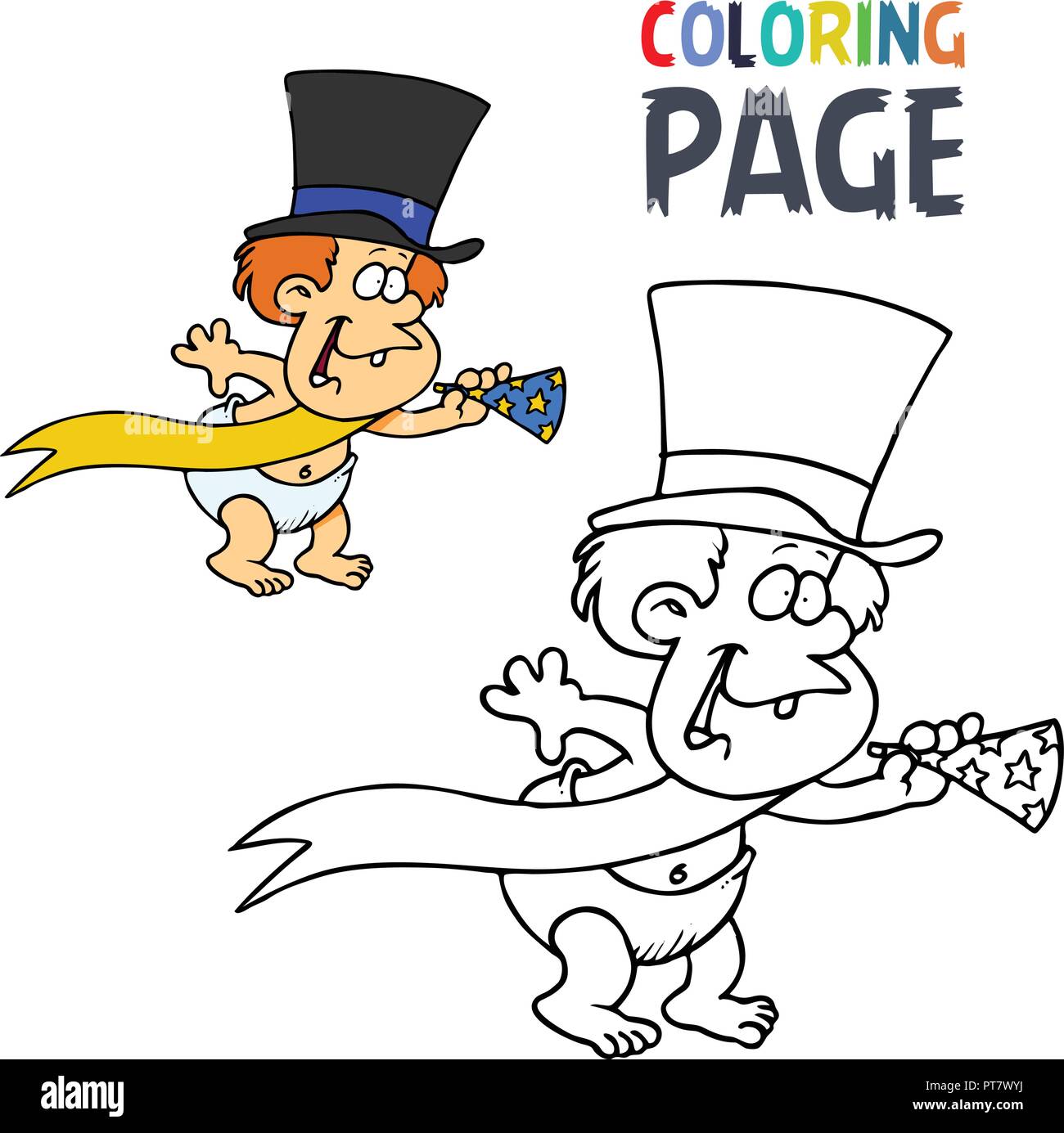 Baby coloring book for kids hi-res stock photography and images - Alamy