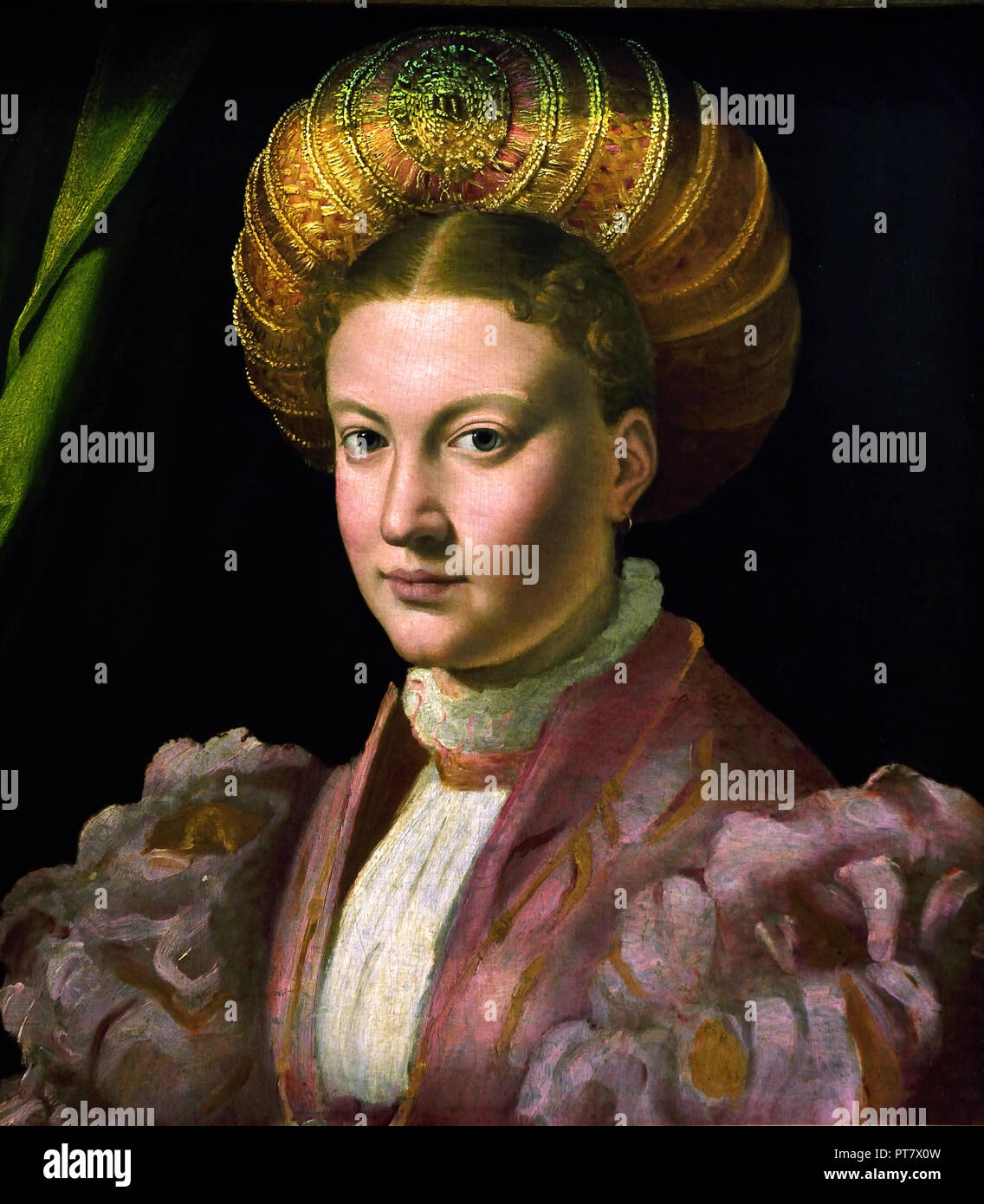 Portrait of a Young Woman 1530 Parmigianino ( Girolamo Francesco Maria ...