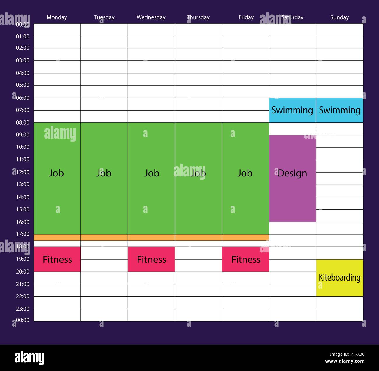 The task planner mockup with white background for business Stock Vector ...
