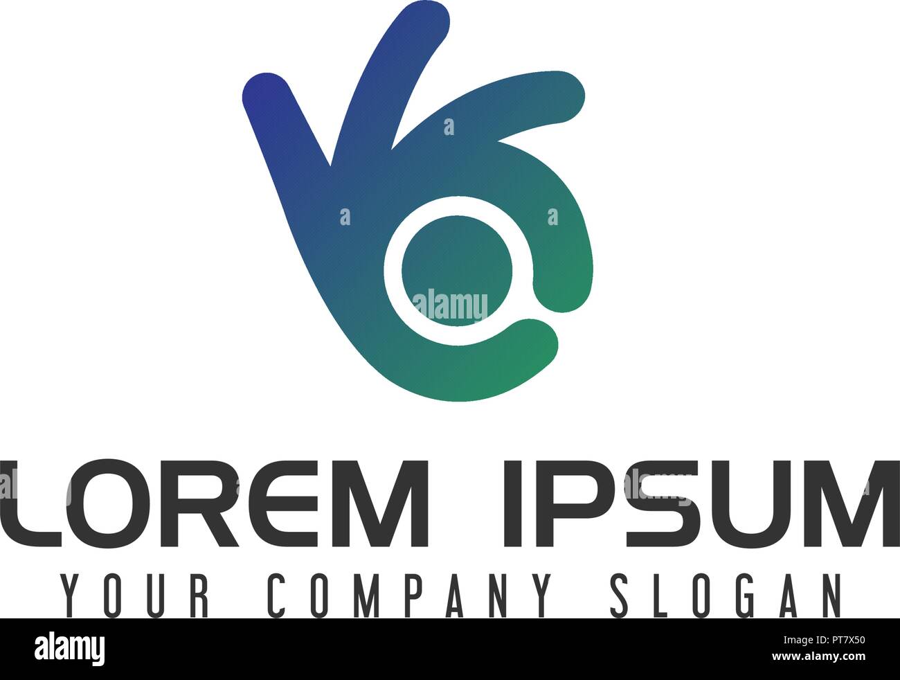 Concept finger Stock Vector Images - Alamy