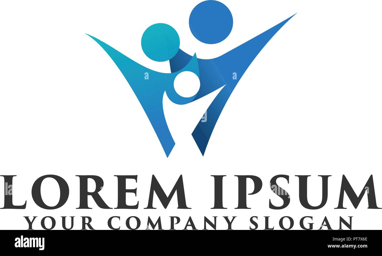 Modern design mother daughter Stock Vector Images - Alamy