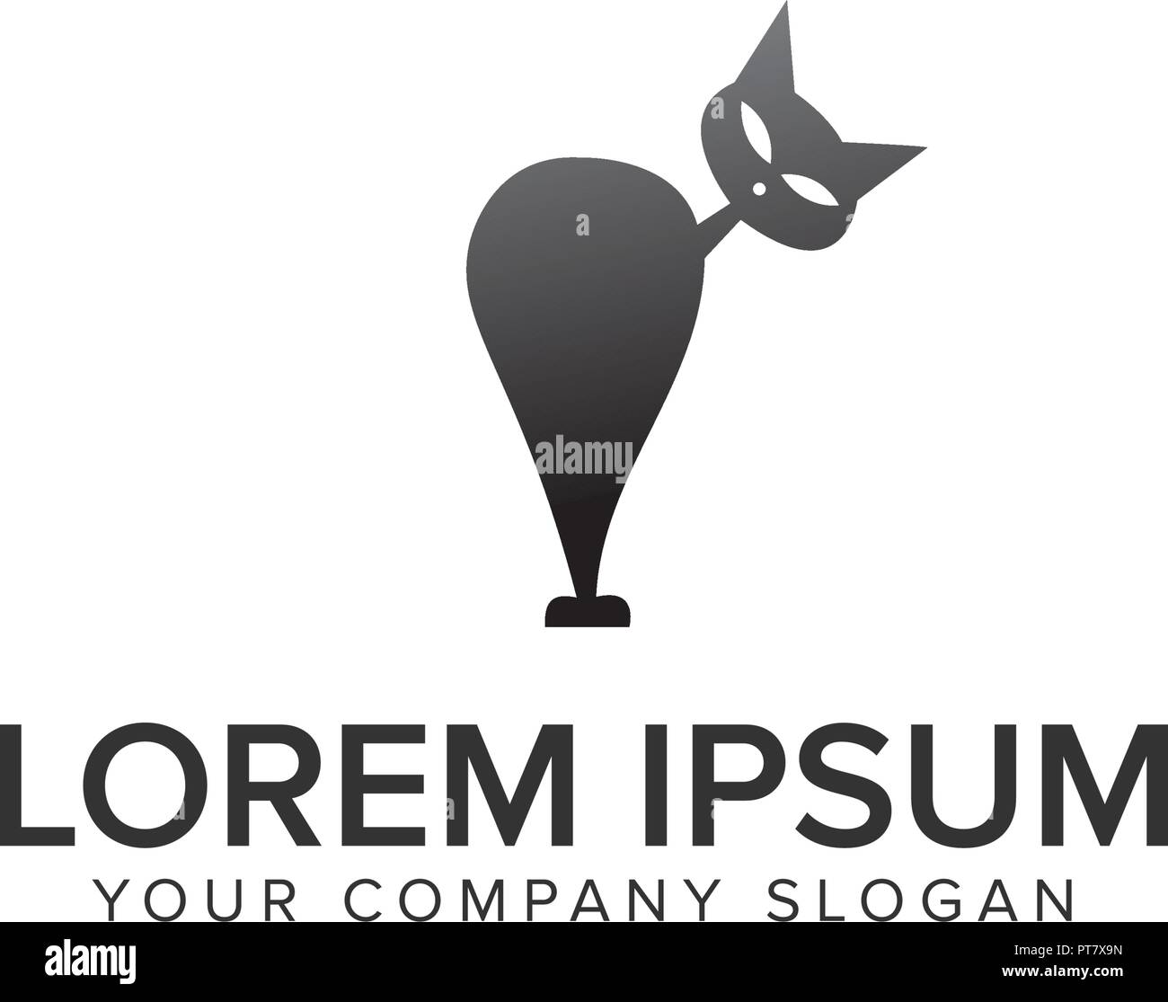 cat Logo design concept template Stock Vector Image & Art - Alamy